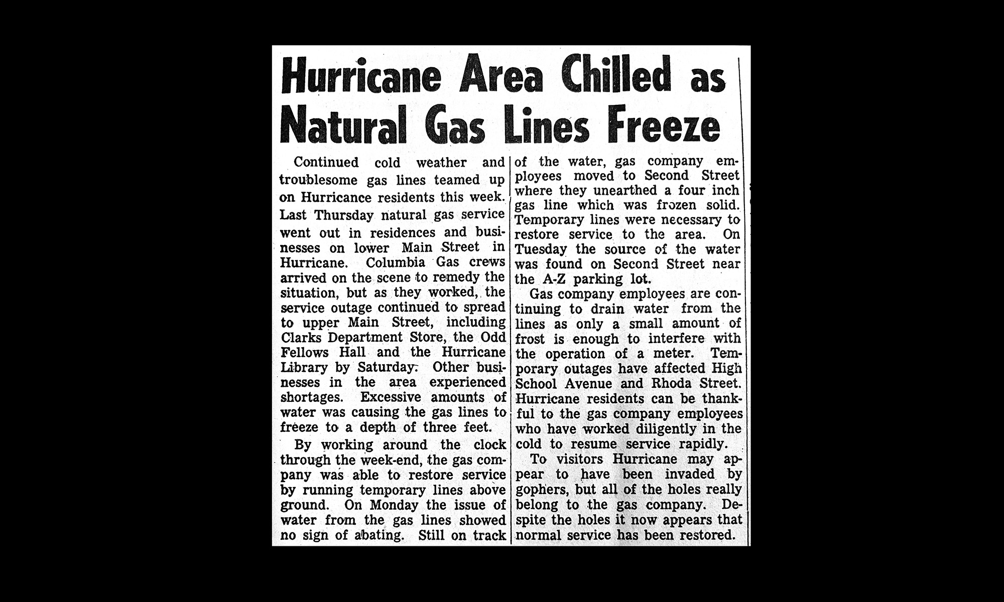 Winter Weather Whether We Like It or Not - Hurricane Breeze Newspaper